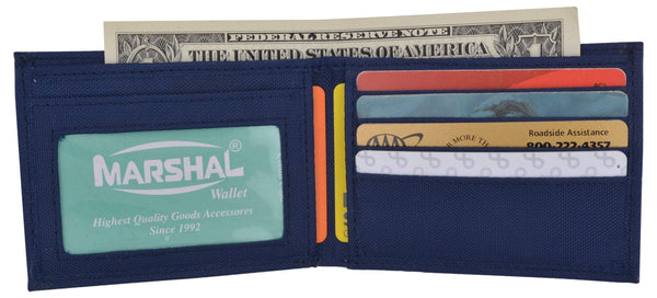 Boys-Blue-Bifold-Nylon-Slim-Thin-Kids-Card-ID-Holder-Childrens-Wallet ...