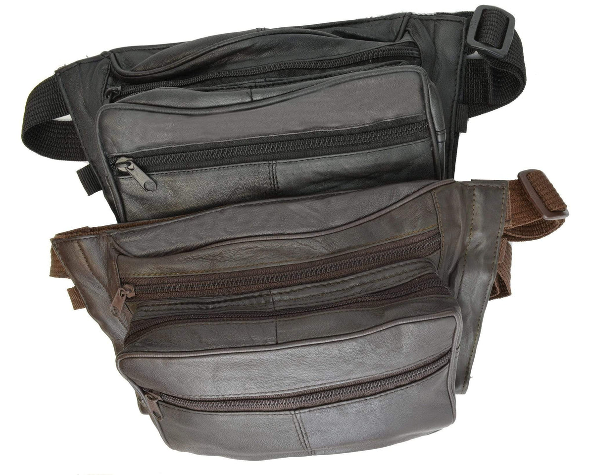 Genuine Leather Concealed Carry Fanny Pack - Gun Conceal Purse for Men ...