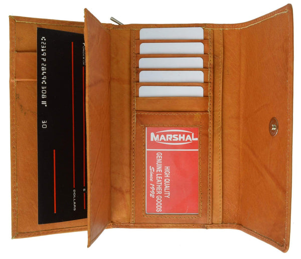 Ladies-Genuine-Leather-Checkbook-Wallet-Organizer-with-Detachable ...