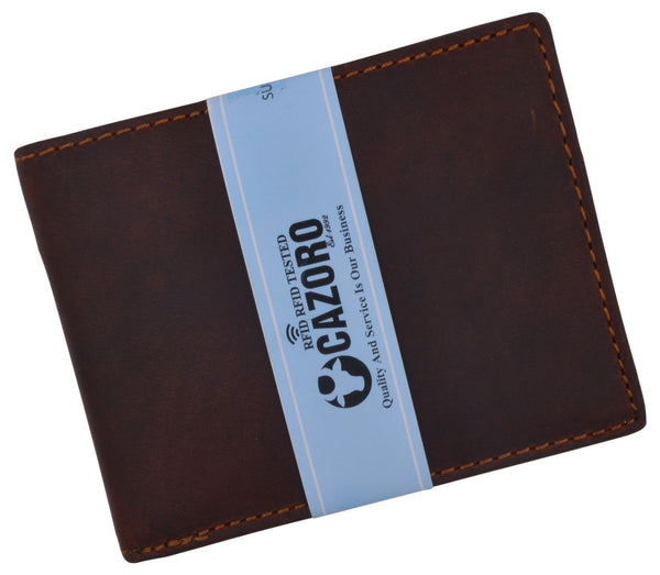 Men-Wallet-Vintage-Brown-Genuine-Premium-Leather-Handmade-Bifold-RFID ...