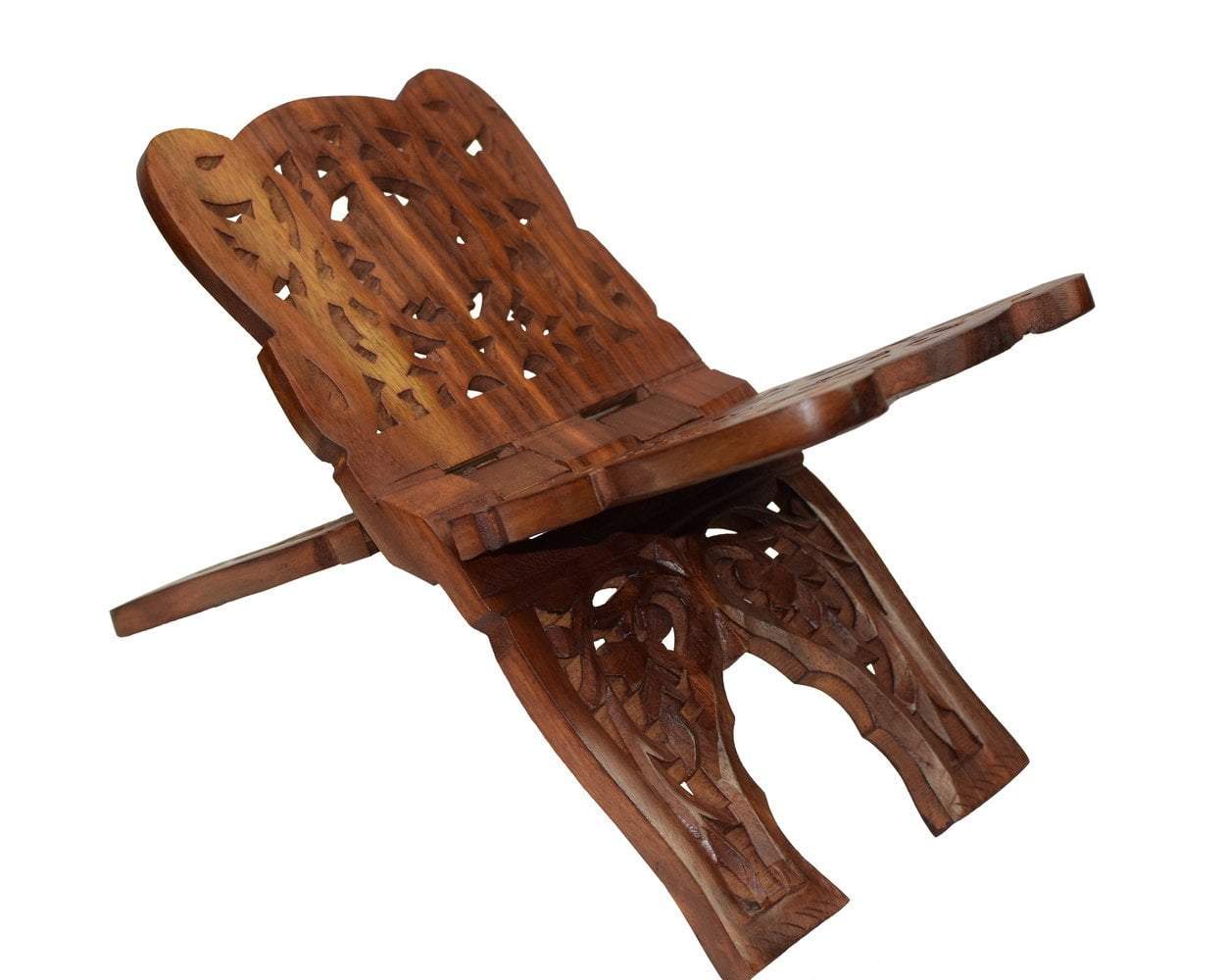Prayer Book Holder Stand Ramadan Gift Rihal Rehal Rail Wooden Carved ...
