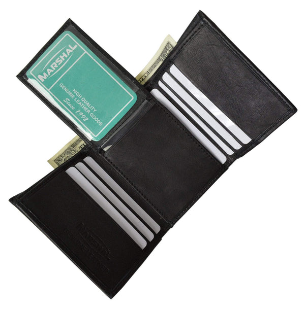 Premium-Mens-Leather-Trifold-Flap-up-ID-Outside-ID-Window-Wallet-P-3455 ...