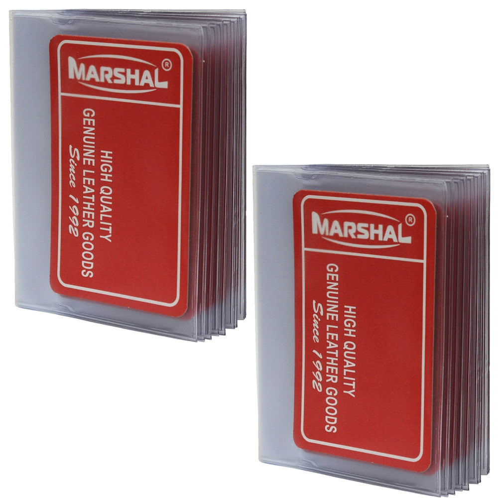 Set of 2 - 12 Page Plastic Replacement Wallet Inserts for Pictures or ...