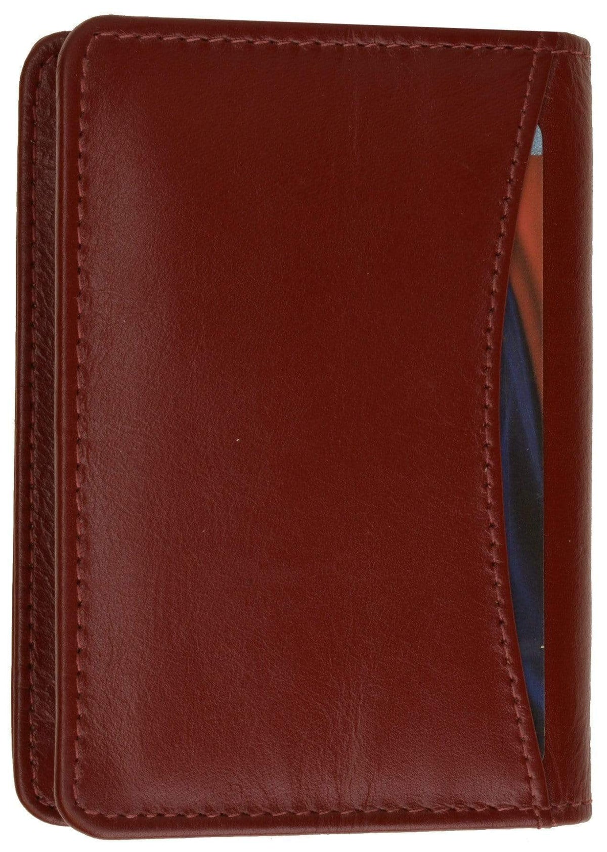 Genuine Premium Cow Leather Business Card Holder by Marshal Wallet