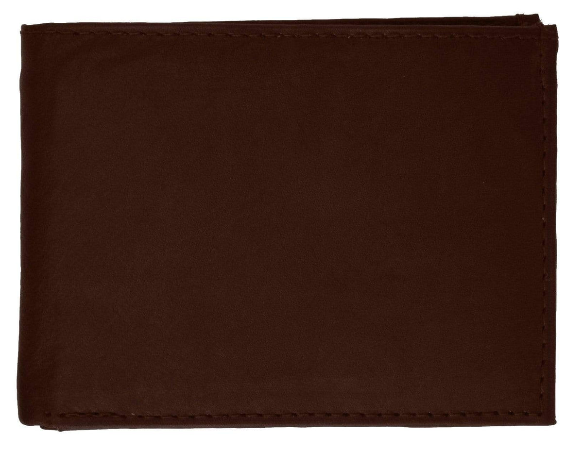 Cowhide Leather Removable Card ID Holder Mens Bifold Wallet 533 CF