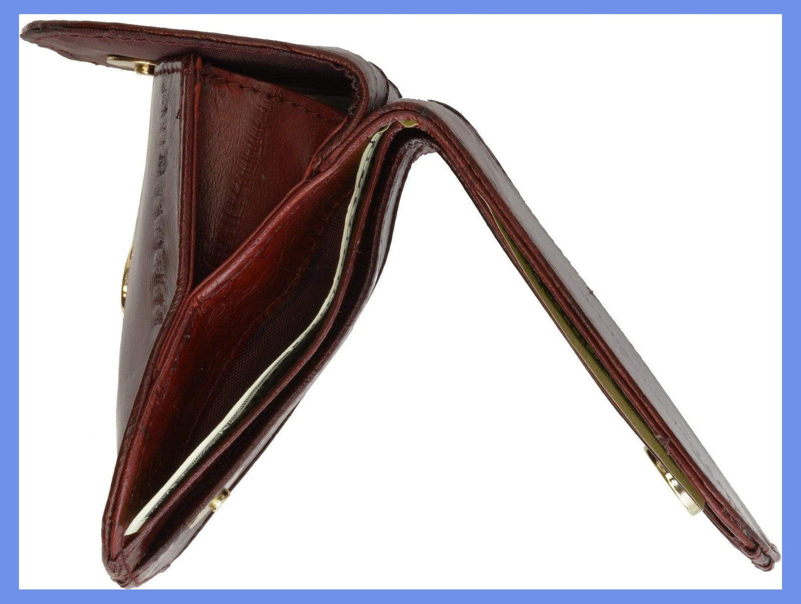 Eel Skin Leather Ladies Mini Wallet E 505