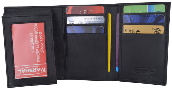marshal-black-flip-up-mens-wallet-w-credit-card-holder-trifold-239-c ...