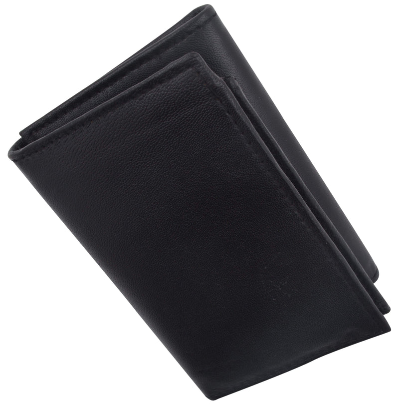 Flip-Up Mens Wallet W/Credit Card Holder Trifold 239