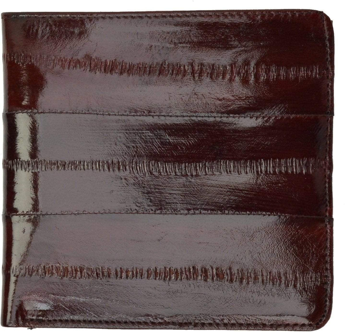 Genuine Eel Skin Bi-fold Mens Hipster Wallet E 711