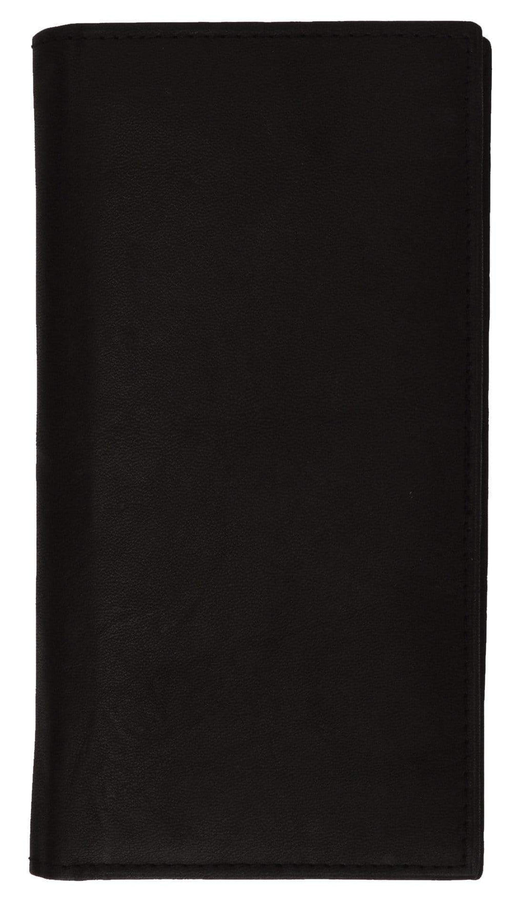 Genuine Leather Checkbook Cover Wallet Organizer with Credit Card ...