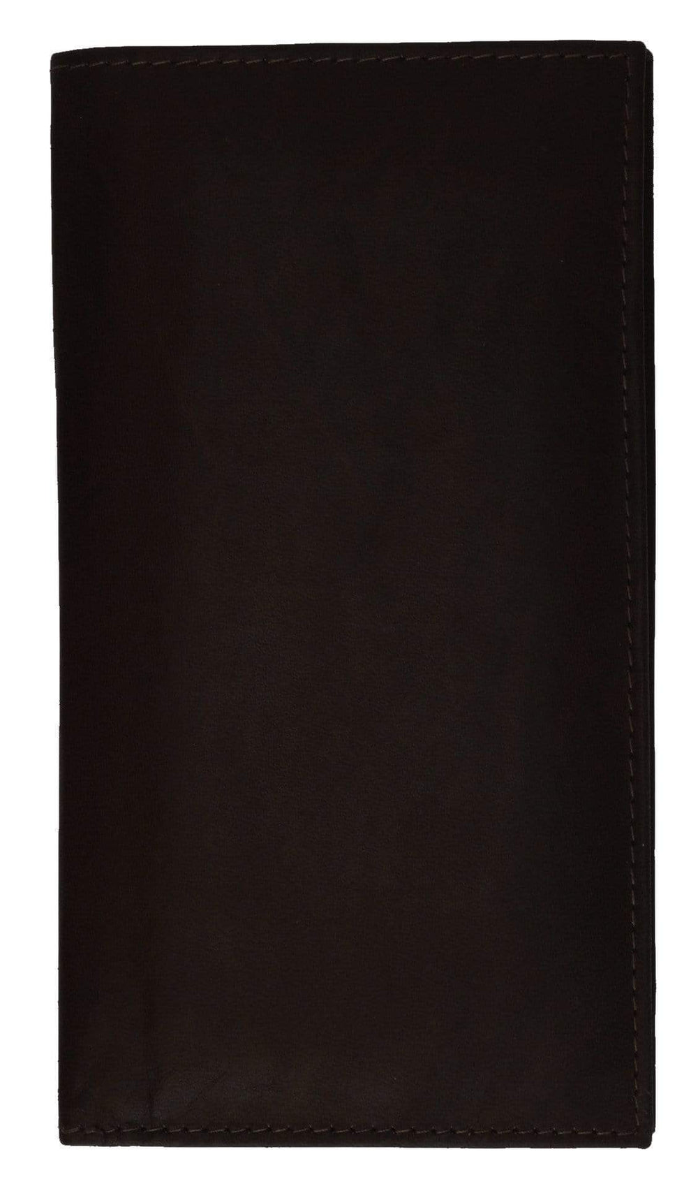 Genuine Leather Checkbook Cover Wallet Organizer with Credit Card ...