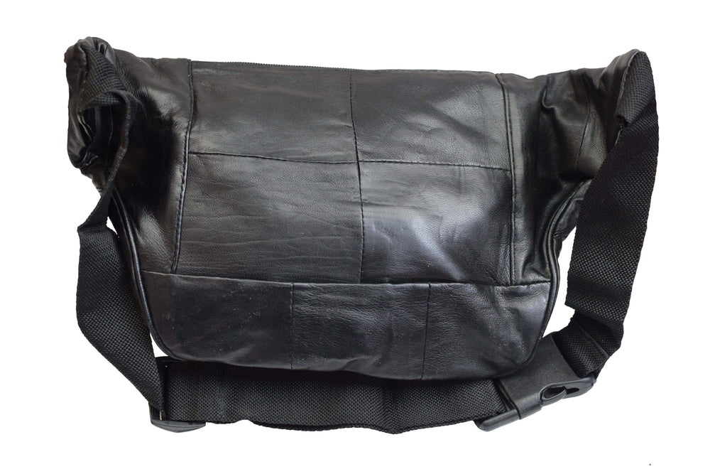 Genuine Leather Concealed Carry Weapon Waist Pouch Fanny Pack Gun ...