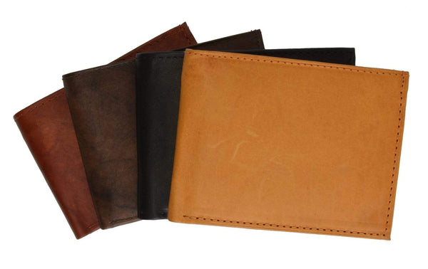 marshal-black-genuine-leather-mens-bifold-slim-wallet-credit-card ...