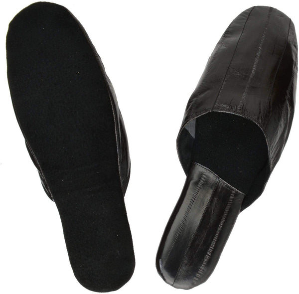 marshal-black-medium-eel-skin-slippers-se200bkm-leather-wallets-for ...