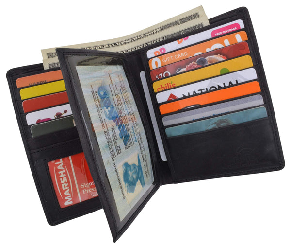 marshal-black-mens-bifold-hipster-genuine-hunter-leather-rfid-blocking ...