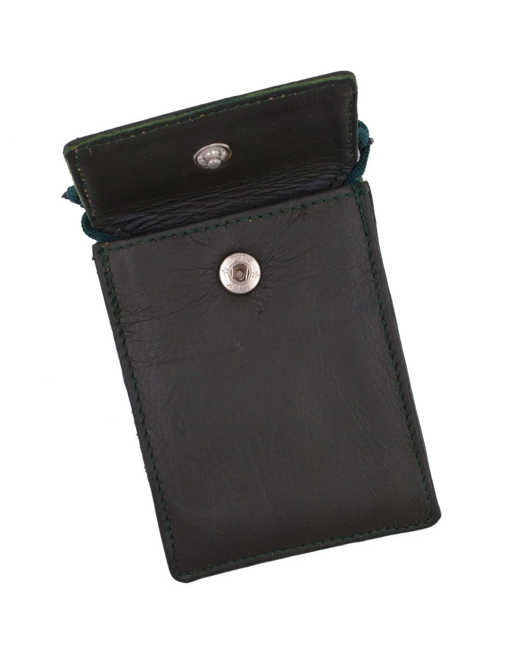 New Leather Neck Strap ID Badge Credit Card Holder Pouch Wallet Mini ...