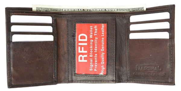marshal-brown-new-mens-trifold-leather-wallet-rfid-blocking-rfid-55-c-c ...