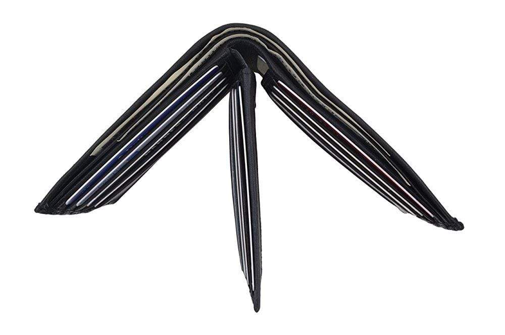 Camouflage RFID Blocking Soft Leather Men's Camo Multi-Card Compact ...