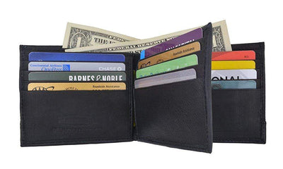 Camouflage RFID Blocking Soft Leather Men's Camo Multi-Card Compact ...