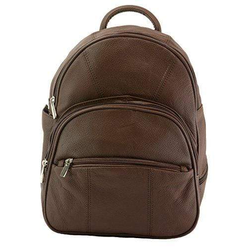 Leather Backpack Purse Mid Size & Convertible into single strap sling ...