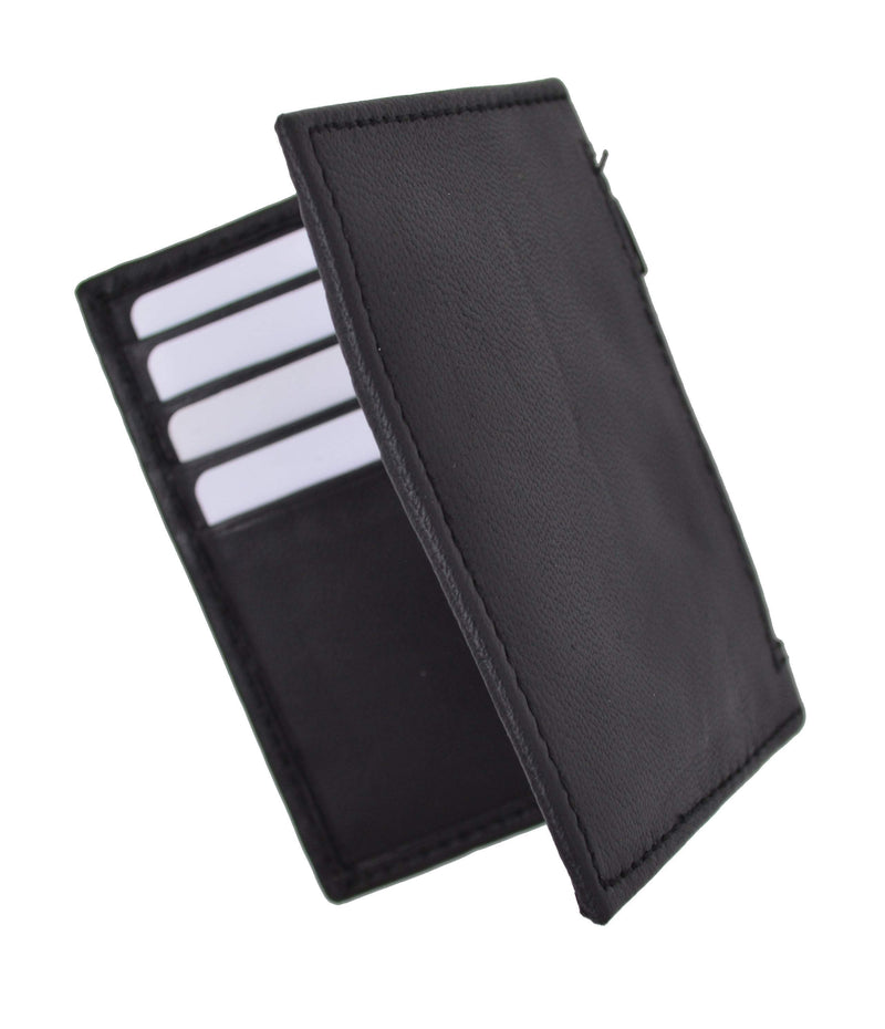 New Men's Premium Leather RFID Blocking Bifold Credit Card ID Holder ...