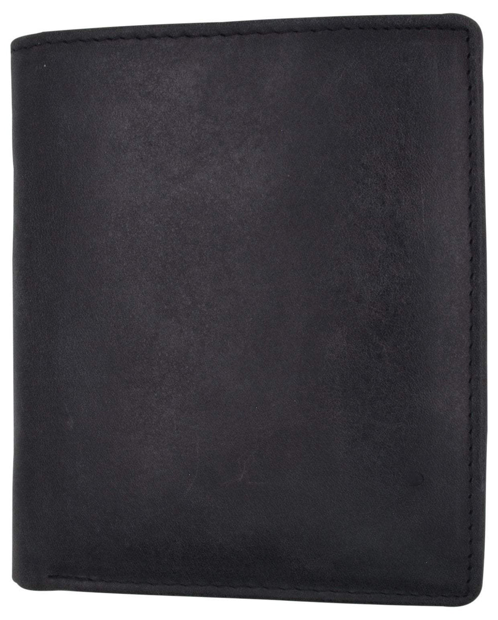 RFID Blocking Hunter Leather Bifold Slim Hipster Credit Card Double ID ...