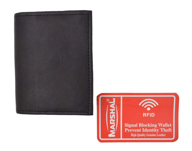 RFID Blocking Premium Genuine Leather Multi Credit Card Holder Wallet ...