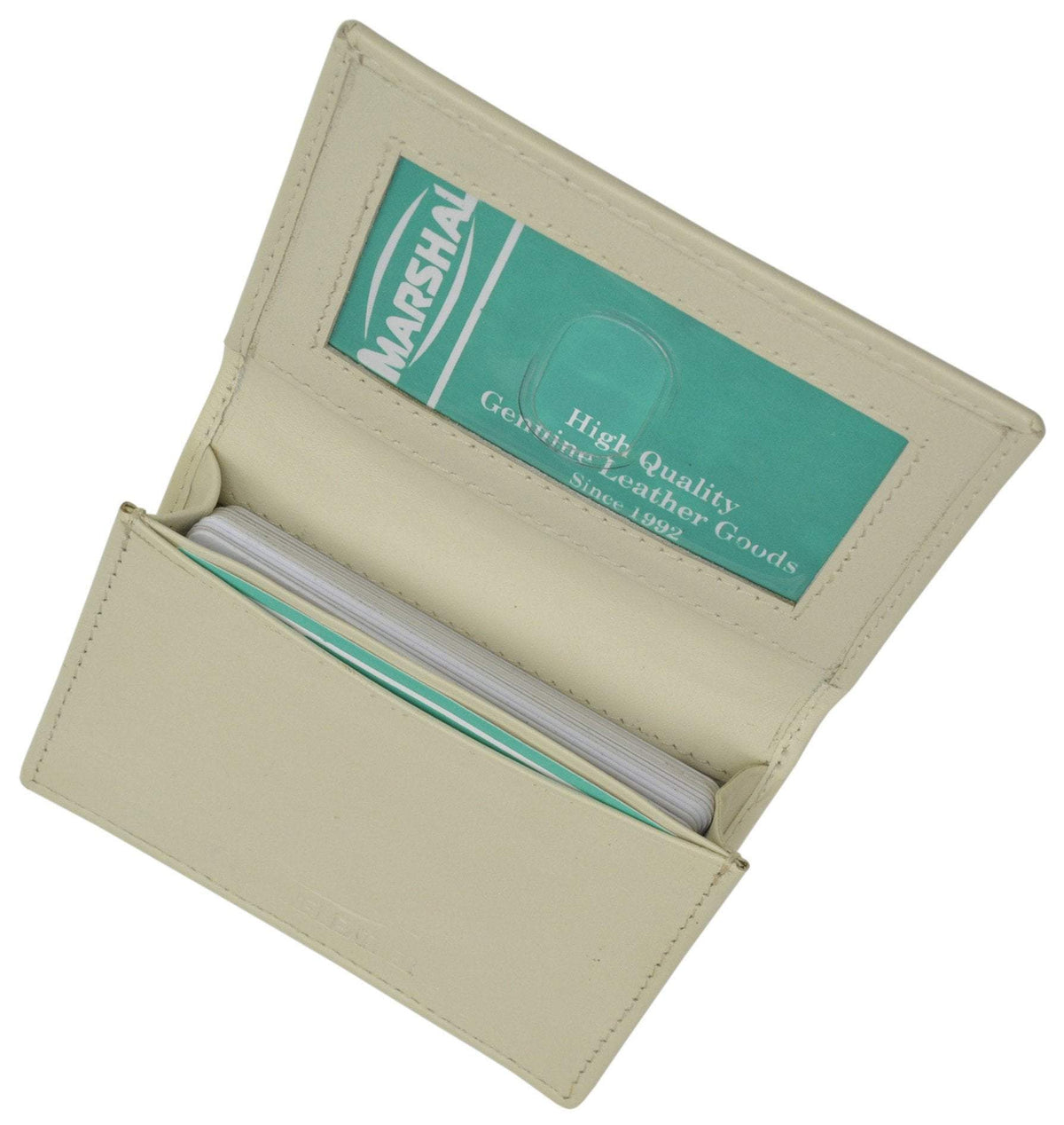 PCF1970 Premium Genuine Leather Expandable Credit Card Id Business Card ...