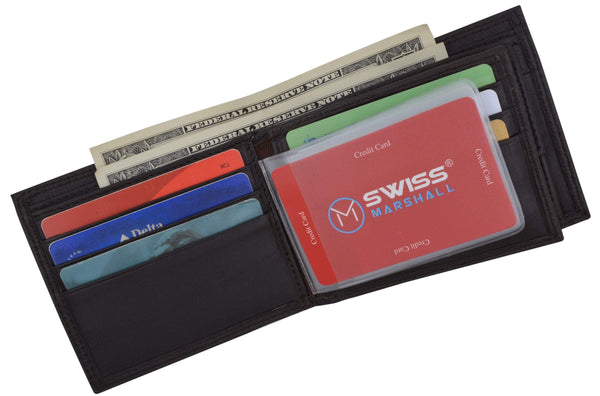 swiss-marshall-black-rfid-blocking-men-s-bifold-premium-leather-credit ...